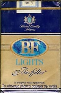 Cigarette Pack: BF Lights Blue (GreeceCol:GR-CT-1228