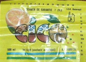 Drink Label: Cico (I.S.R. Bucuresti, RomaniaCol:RO-SODA-000141