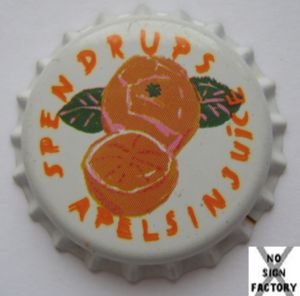 Bottle Cap: Spendrups Apelsinjuice (Spendrups Bryggeri AB, SwedenCol:JU ...