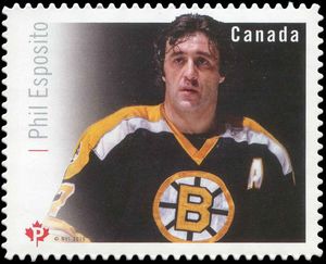 Stamp: Phil Esposito (Canada(NHL® Great Canadian Forwards) Mi:CA 3418 ...