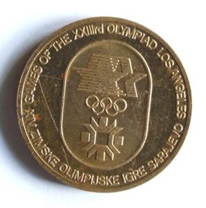 Token: Sarajevo - Los Angeles 1984 (Bosnia and Herzegovina(Olympic Games) Col:BA-000007