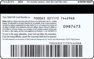 Gift Card: Logo (Shell, United States of America(Shell) Col:US-Shell ...