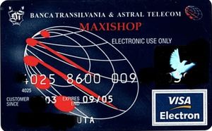 Bank Card: BT & Astral Telecom (Banca Transilvania, RomaniaCol:RO-VE ...