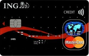 Bank Card: Design black (ING Bank, RomaniaCol:RO-MC-0108.02