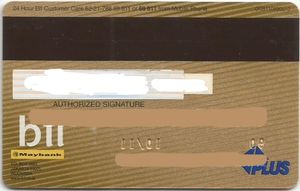 Bank Card: BII Maybank (Bank BII, IndonesiaCol:ID-VI-0034 💳