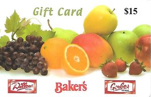 Gift Card: Fruits and Vegetables (Kroger - Dillons, United States of ...