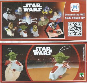 Meal Toy: Yodo (Kinder Surprise, Worldwide) (Kinder - Star Wars Episode ...