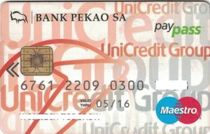 Bank Card: UniCredit Group Pay Pass (Bank Polska Kasa Opieki SA/Bank ...