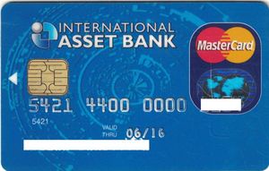 Bank Card: Asset Bank MasterCard Blue - 04-08 (International Asset Bank ...