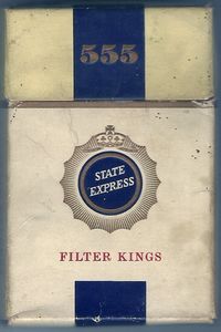 Cigarette Pack: 555 State Express (PolandCol:PL-CT-0035