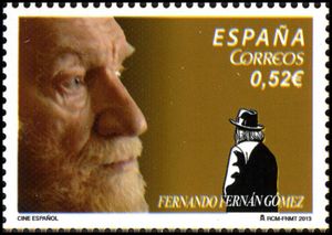 Stamp: Fernando Fernán Gómez (1921-2007) (Spain(Spanish Cinema 2013) Mi:ES 4779,Yt:ES 4484,Edi ...