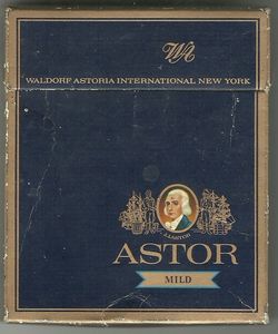 Cigarette Pack: Astor Mild (Germany, Federal Republic) Col:DE-CT-0166