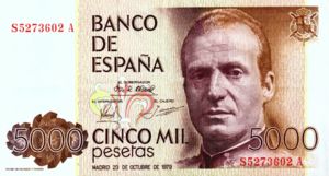 Banknote: 5,000 Pesetas (Spain(1979-1985 Issue) Wor:P-160a.4 💴