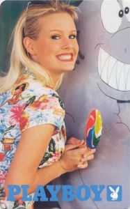 Phonecard: PLAYBOY - US Playmate 1998-02 / Lady - Julia Schultz (NTT, Japan(110-016-Magazines ...