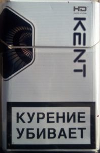Cigarette Pack: Kent HD (RussiaCol:RU-CT-0476