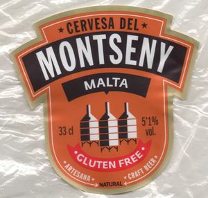 Drink Label: Malta (Cervesa del Montseny, SpainCol:ES-BEER-000353