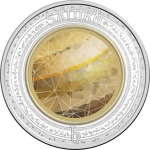 Moneda: 5 Dollars (Saturn) (Australia(2017 - Planetary Coins)