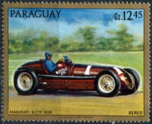 Stamp: Maserati 8CTF 1938 (Paraguay(Cars) Mi:PY 2294,Sn:PY 1426