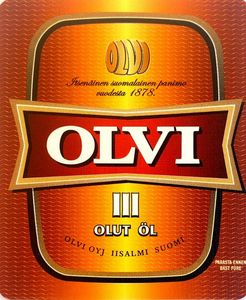 Drink Label: Olvi III - Olut Ol (Olvi, FinlandCol:FI-BEER-000010
