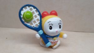 Meal Toy: Dorami with tennis racket (Kinder Surprise, Italy) (Kinder ...