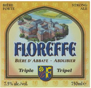 Dranketiket: Floreffe Triple-Tripel (Brouwerij Lefebvre, BelgiëCol:BE ...