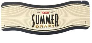 Drink Label: Kaiser Summer Draft (Cervejarias Kaiser do Brasil ...