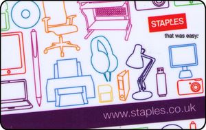 Gift Card: Office items (Staples, United Kingdom of Great Britain ...