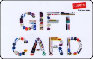 Gift Card: Giftcard (Staples, United Kingdom of Great Britain ...