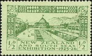 Stamp: NZ & South Seas Exhibition - Dunedin (New Zealand(Dunedin ...