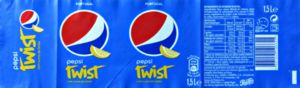 Etiqueta de bebida: Pepsi twist (Sumol+Compal, PortugalCol:PT-SODA-000055