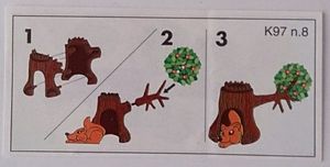 Meal Toy: Fox (Kinder Surprise, Europe(Kinder - Trees and animals) Col ...