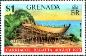 Stamp: Boat-building (Grenada(Carriacou Regatta) Mi:GD 531,Sn:GD 505,Yt ...