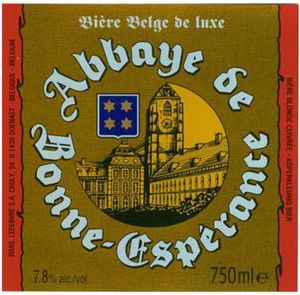 Drink Label: Bonne - Espérance (Brouwerij Lefebvre, BelgiumCol:BE-BEER ...