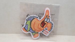 Meal Toy: Patrick Starfish (Stickers, Europe(Nutella - Tagtoos ...