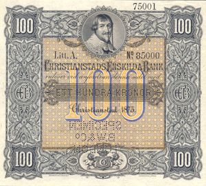 Banknote: 100 Kronor (Sweden(Local Issues) Wor:S-133s