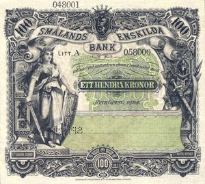 Banknote: 100 Kronor (Sweden(Local Issues) Wor:S-499s