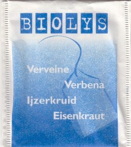 Tea Bag: Ijzerkruid, more white spots on the bag (Biolys, BelgiumCol:TB ...