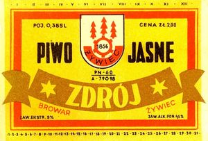 Drink Label: Zdroj jasne piwo (Browar Żywiec, PolandCol:PL-BEER-003701