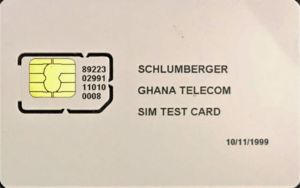 Phonecard: Schlumberger - SIM Test Card (Test, Proof, Sample & Demo ...