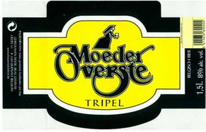 Flaschenetikett: Moeder Overste Tripel (Brouwerij Lefebvre, BelgienCol ...