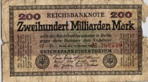 Banknote: 200,000,000,000 Mark (Germany(1923 7th Issues ...