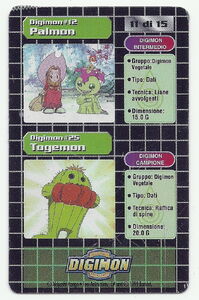 Game Card: Palmon (Digital Digimon Monsters(Digimon Intermedio) Col:DDM ...