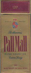 紙巻たばこの包装: Pall Mall Rothmans 120's (アメリカ合衆国(Pall Mall Rothmans 120's ...