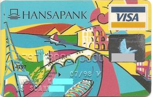 Bank Card: Hansapank (Hansapank, EstoniaCol:EE-VI-0076