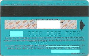 Bank Card: Hansapank (Hansapank, EstoniaCol:EE-VI-0076