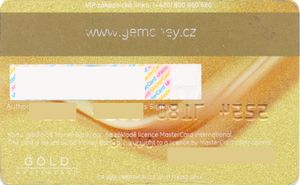 Bank Card: GE Money Bank - bene+Gold (GE Capital Bank, Czech ...