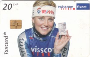 Phonecard: Sonja Nef - Serie I (Swisscom, Switzerland(Serie 054 + 066 ...