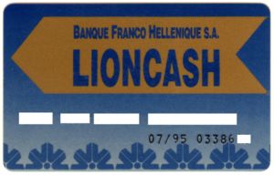 Bank Card: LIONCASH Banque Franco Helleniuqe S.A. (Banque Franco ...