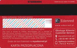 Bank Card: Philips (Edenred Group, PolandCol:PL-MC-0201.06