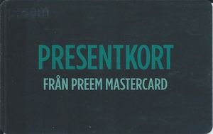 තැගි කාඩ්පත: Preem Mastercard (Preem, ස්විඩනය(Preem) Col:S-Preem-007